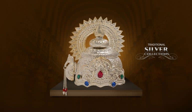 Silver Mukut – S L Shet Jewellers and Diamond House